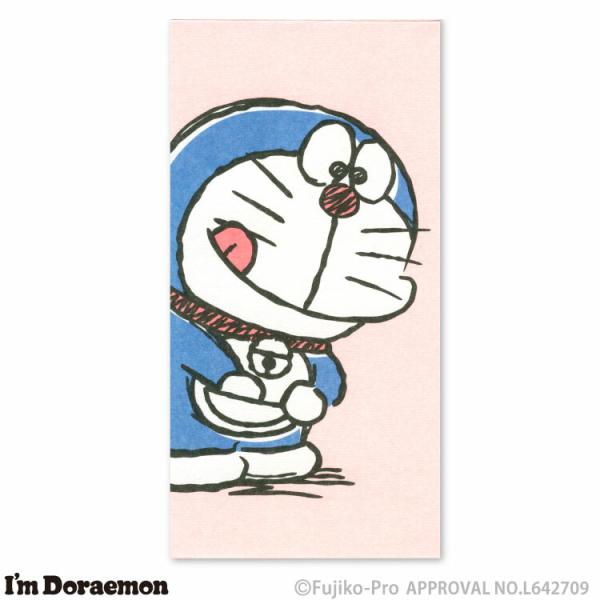 サンリオとドラえもんのコラボ 　I'm Doraemonドラえもんグッズ定番アイテム　ご祝儀袋お祝いやお礼にお札や商品券等が折らずにそのまま入るサイズですザラザラとした風合いのある紙を使った金封です■サイズ：約85×170mm■容量：3枚日...