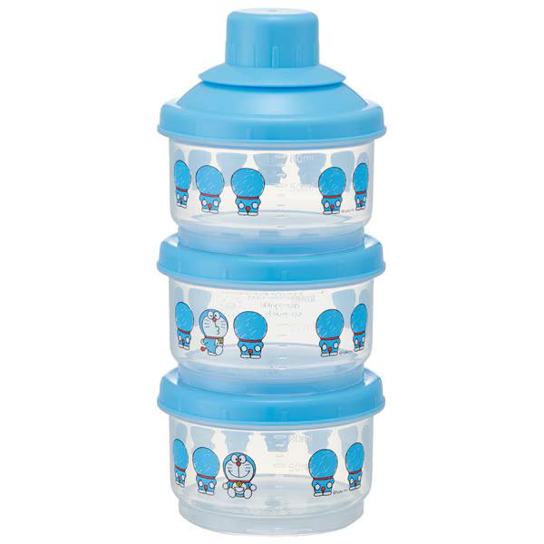 大人気キャラクタードラえもんとサンリオのコラボI'mDoraemonドラえもんグッズ３段式ミルクケースお出かけ先や夜間の調乳時に便利粉ミルクを３回分に分けれます哺乳瓶に入れやすいロート付きフタを外して電子レンジ対応OK本体に50ml・80m...