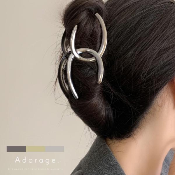 ◆FEATURES大型クリップだから、しっかり留まってだれでも簡単まとめ髪。さっと髪を束ねてクリップではさむだけでオトナ可愛くきまります。ヘアゴム不要だから髪の毛にクセがつかないのも嬉しい。オフィスカジュアル、パーティー、デート、女子会、シ...