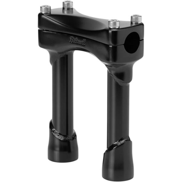■カラー：ブラック■サイズ：6インチ■1インチハンドルに適合■取り付けボルトサイズ1/2-13■品番　06020660■Biltwellハーレー カスタムパーツ / 1インチ径クランプ / MR-006-HD-BK