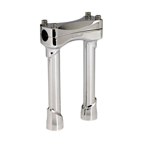 1インチハンドルに適合カラー：クローム高さ：8インチ取り付けボルトサイズ：1/2”-13Biltwell(ビルトウェル)ハーレー カスタムパーツ1インチ径クランプ