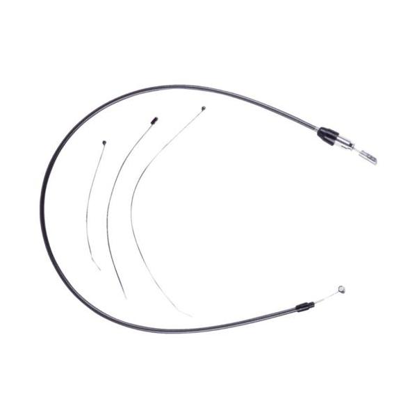 114cm2023年以降FLHXSE、2024年以降FLHX/Uに適合BLACK PEARLステンレスMAGNUM(マグナム)ハーレー カスタムパーツケーブル