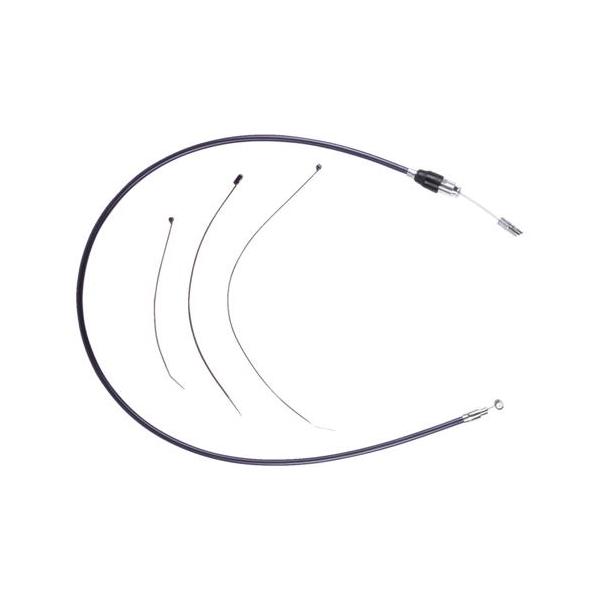 137cm2023年以降FLHXSE、2024年以降FLHX/Uに適合ブラック/クロームステンレスDRAG Specialties(ドラッグスペシャリティーズ)ハーレー カスタムパーツケーブル