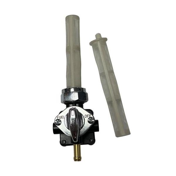 ストレート出口（リザーブ付き）・22mmフィッティング・取り付けホース径 5/16インチ(8mm)DRAG Specialties(ドラッグスペシャリティーズ)ハーレー カスタムパーツ22mmフィッティング