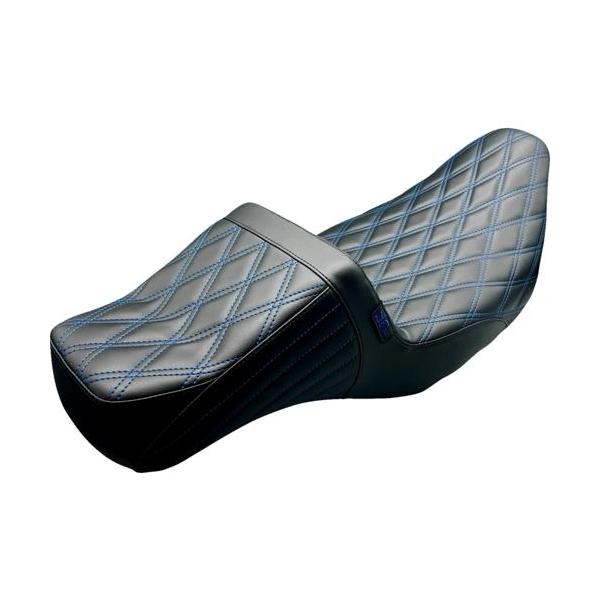 DOUBLE DIAMONDブルーステッチ2008〜25年ツーリングモデルに適合（但し2023年以降FLHXSE、FLTRXSE、2024年以降FLHX/U、FLTRX/STSEは除く）Le Pera(ラペラ)ハーレー カスタムパーツ / ...