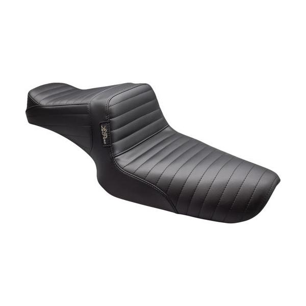 PLEATED1982〜03年スポーツスターモデルに適合※2.1ガロン（7.9L）あるいは3.3ガロン（12.5L）タンク装着のモデルに使用した場合、タンクとシートの間にギャップ（隙間）ができます。Le Pera(ラペラ)ハーレー カスタム...