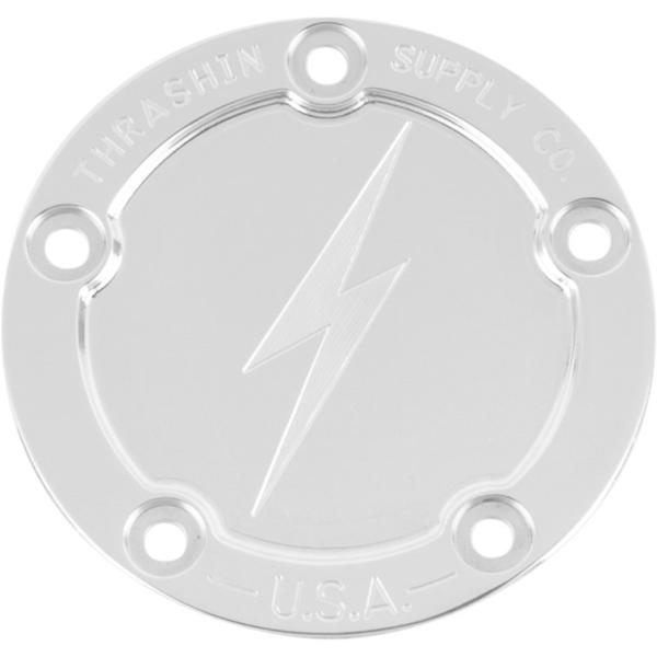 ■適合 1999〜17年ツインカムモデルに適合 （5穴）■カラー ポリッシュ■メーカー THRASHIN SUPPLYハーレー カスタムパーツ / ポイント/タイマーカバー / TSC-3026-2