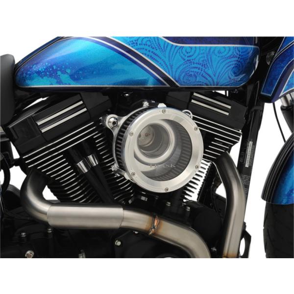 ■Raw machine■2016〜17年FXDLS、ソフテイルモデル、2008〜16年ツーリングモデルに適合■TRASKハーレー カスタムパーツ / TRASK エアクリーナーキット / TM-1020R