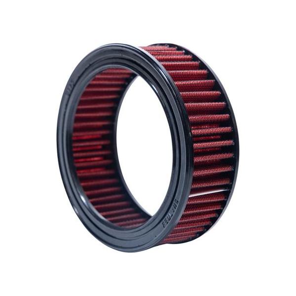 FEULING製 BA エアクリーナー スリムに適合カラー：レッドFEULING(フューリング)ハーレー カスタムパーツカスタムエアークリーナー用 エアーフィルター