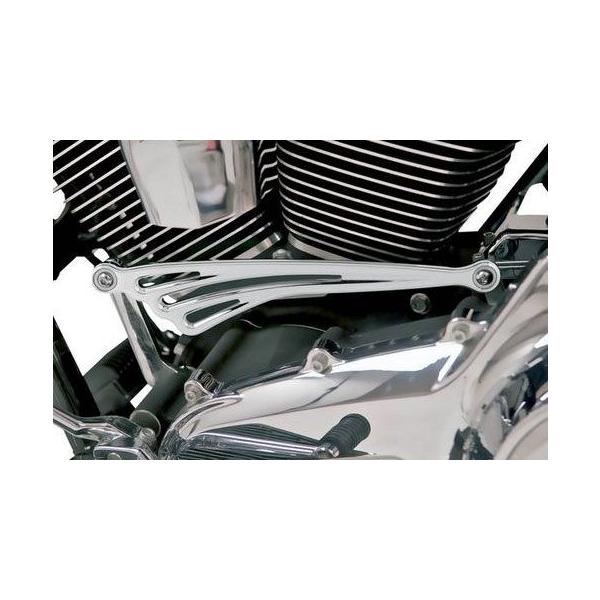 ■1984年以降ツーリングモデルに適合■カラー　クローム■Arlen Ness(アレンネス)製■ハーレー用　シフターリンケージハーレー カスタムパーツ / リンケージ / 19-912