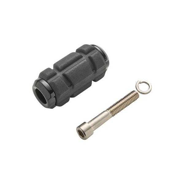 ブラック2006〜17年VRSCモデルでフォワードコントロール装着車、2009〜11年XR、レボリューションMAXは装着不可太さ3.2cm 長さ6.4cm(取り付け部分は除く)5/16-24”の取り付けボルト付属アルミニウム/EPDMラバー...