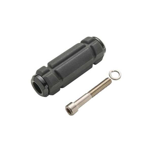 ブラック2006〜17年VRSCモデルでフォワードコントロール装着車、2009〜11年XR、レボリューションMAXは装着不可太さ3.2cm 長さ8.9cm(取り付け部分は除く)5/16-24”の取り付けボルト付属アルミニウム/EPDMラバー...