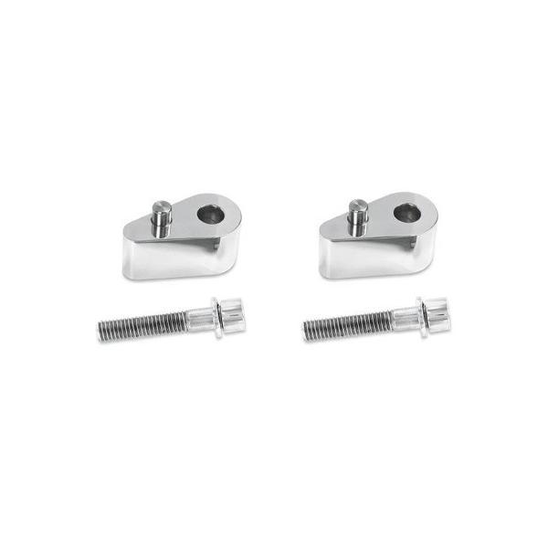 ■1993〜09年FLT、FLHT、FLHR、FLTR、2006〜14年CVOモデルに適合■素材:ビレットアルミニウム■左右セット■PINGEL(ピンゲル)製■ハーレー用フットボードインサートハーレー カスタムパーツ / アクセサリー / ...