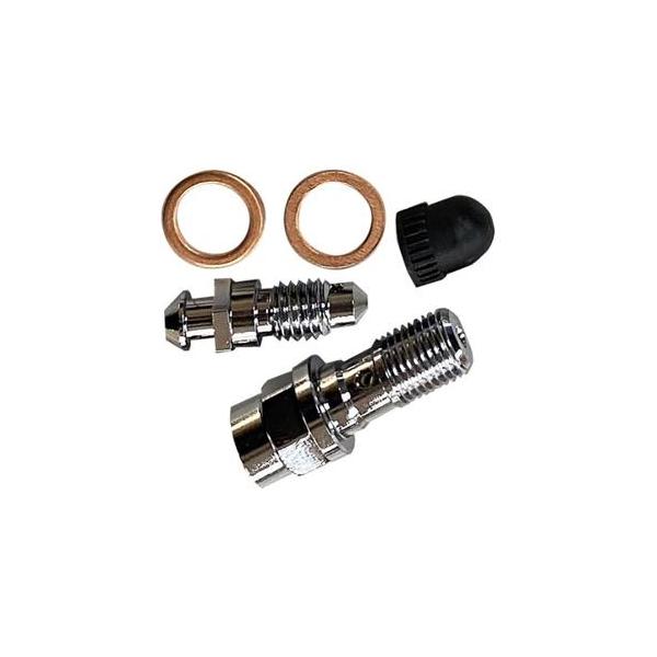 2008年以降ツーリング、トライクモデルに適合（但しFLRTは除く）※1キャリパー分にて、ダブルディスクの場合、2セット必要となります。OEM品番：41783-08、42853-06、41751-06Aセット内容：バンジョーボルトｘ1、ブリ...