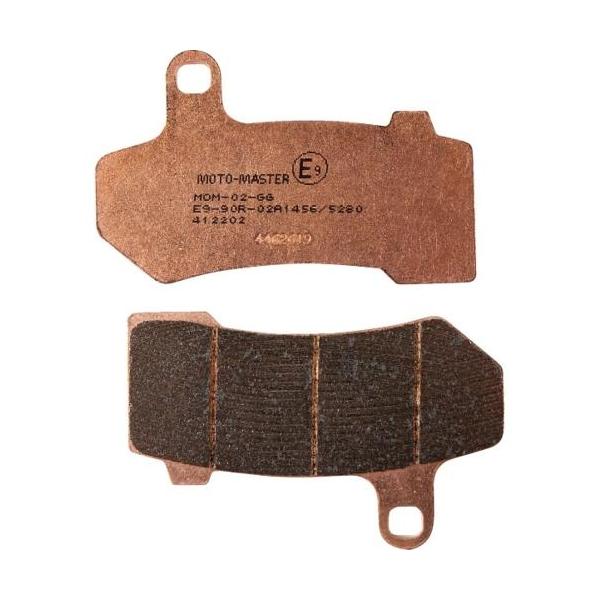41852-08、42850-06B2008年以降ツーリングモデル、2006〜17年V-RODモデルに適合リアキャリパー用ブレーキパッド2枚入り(1キャリパー分)MOTO-MASTER(モトマスター)ハーレー カスタムパーツ / 純正キャリ...