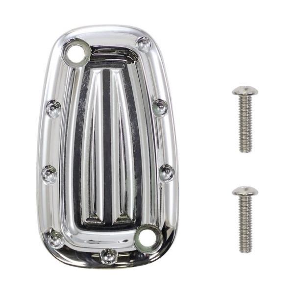 2018年以降ソフテイルモデルに適合クロームハードウェア付きCovingtons Customs(コビントンズカスタムズ)ハーレー カスタムパーツ / リアブレーキカバー / C1957-C