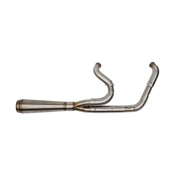 2018年以降ソフテイルモデルに適合（但し2018年以降FXLRST、FLSB、FLHC/Sは除く）カラー：ブラッシュドステンレス素材：ステンレススチールセット内容：本体(1台分)、ヒートシールド、ハードウェア・2021年以降の車両は O2...