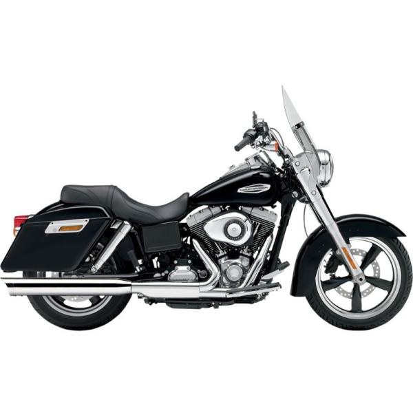■カラー:クローム■2012〜16年FLDに適合■COBRA(コブラ)製ハーレー カスタムパーツ / ダイナモデル用 / スリップオンマフラー / 6209