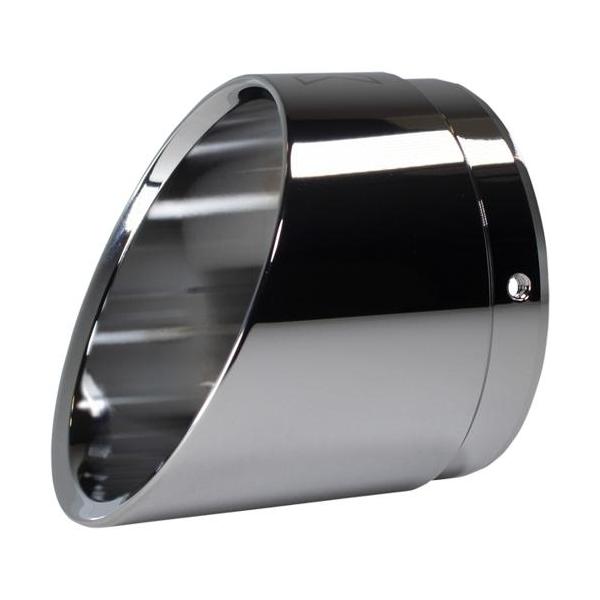 エッジティップクロームKhrome Werks 4.5インチ HP-Plusマフラーに適合※こちらはすべて1個売りとなっております。マフラー2本出しの場合は、クラシックティップは、左側と右側を1個ずつ、それ以外は、2個お求めください。1個売...