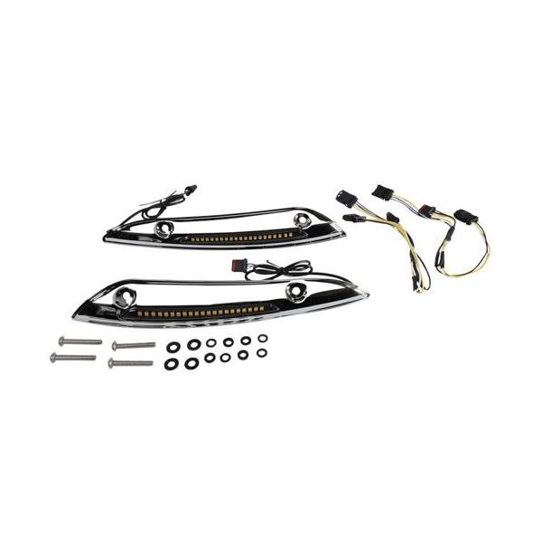 2015〜24年FLTRモデル、2023〜25年FLTRTに適合（但し2023年以降FLTRXSE、2024年FLTRX/STSEは除く）カラー：クローム※ハーレー純正のフェアリング用に設計および製造されています。他のブランドのフェアリング...