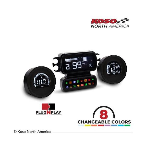 2014〜24年ツーリングモデル、2014〜25年トライグライドモデルに適合(但しFLHRモデル、2023年以降FLHXSE、FLTRXSE、2024年FLHX、FLTRX/STSEは除く)KOSO NORTH AMERICA(コソノースア...