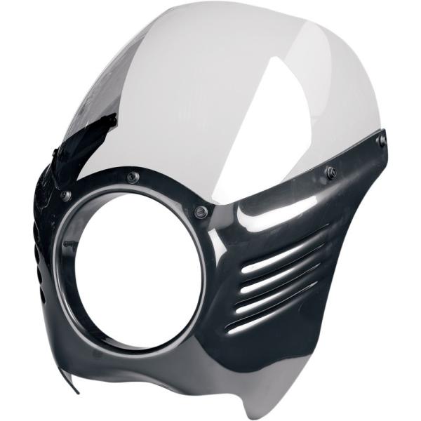 ■ルーバー■汎用品 (ナローグライド39mmフォーク車用）■カラー:未塗装■素材・スクリーン：Plexiglas・フェアリング：ABS■フェアリング本体、スクリーン、ユニバーサルマウンティングブラケット、スクリーン取付ネジ・キットに含まれる...