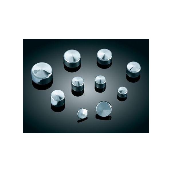 ■1/4”ソケットヘッドボルトに適合 (使用する工具サイズ3/16”)■10個セット■Kuryakyn(クリアキン)■ハーレー用ボルトカバーハーレー カスタムパーツ / 単一サイズボルト用
