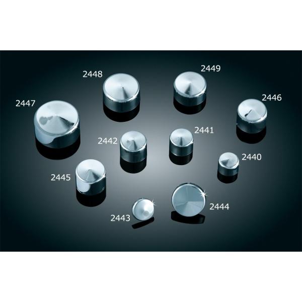 ■適合 5/16”ソケットヘッドボルトに適合 (使用する工具サイズT40 トルクス)　※上部のみのカバー■カラー クロームメッキ■セット内容 10個セット■メーカー Kuryakyn(クリアキン)ハーレー カスタムパーツ / 単一サイズボルト用