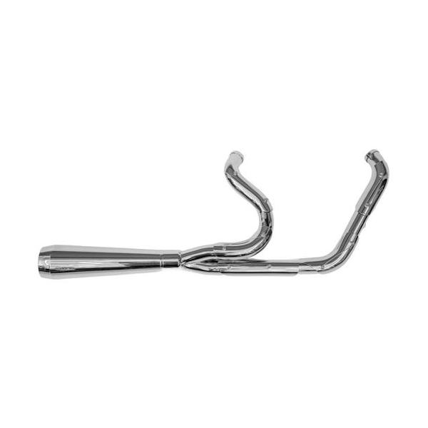 2018〜24年FXLRST、FLSB、FLHC/Sに適合カラー：ポリッシュステンレス素材：ステンレススチールセット内容：本体(1台分)、ヒートシールド、ハードウェア・2021年以降の車両は O2センサー キャンセラー が必要です。TRAS...