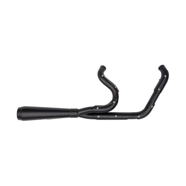 2018〜24年FXLRST、FLSB、FLHC/Sに適合カラー：ブラック/ブラックヒートシールド素材：ステンレススチールセット内容：本体(1台分)、ヒートシールド、ハードウェア・2021年以降の車両は O2センサー キャンセラー が必要で...