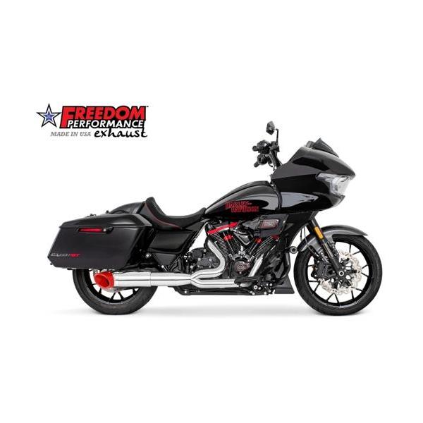 2017年以降ツーリングモデルに適合エンドキャップカラー：GLOSSY REDセット内容：本体(1台分)、ヒートシールド、ハードウェア・2021年以降のツーリングモデルはO2センサー キャンセラーが必要です。・オプションで専用の消音バッフル...