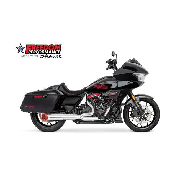 2017年以降ツーリングモデルに適合エンドキャップカラー：GLOSSY REDセット内容：本体(1台分)、ヒートシールド、ハードウェア・2021年以降のツーリングモデルはO2センサー キャンセラーが必要です。・オプションで専用の消音バッフル...