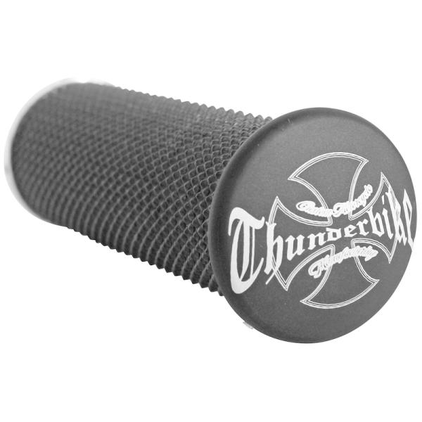 ■商品 サンダーバイクロゴ■備考 本商品はエンドキャップのみです。グリップ等は付属しておりません。■セット内容 左右セット■メーカー THUNDERBIKE(サンダーバイク)ハーレー カスタムパーツ / アクセサリー