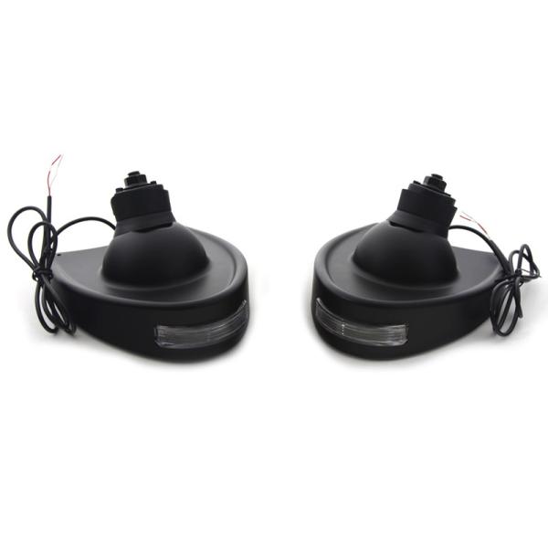 ■カラー：ブラック■1996〜10年FLHTモデルに適合■左右セット■V-TWIN(ブイツイン)ハーレー カスタムパーツ / フェアリングミラー