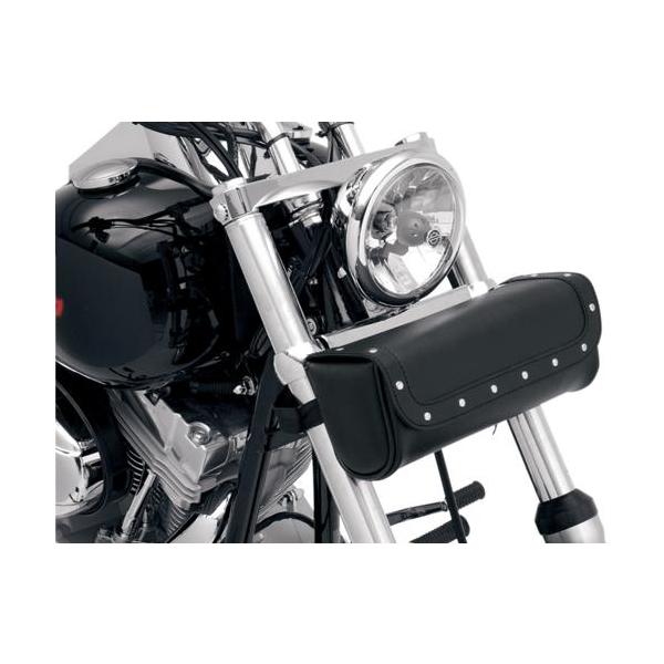 汎用品ラージ：幅30cm 高14cm 奥10cmブラック合皮SADDLEMEN(サドルマン)ハーレー カスタムパーツ / ツールバッグ / X021-03-003