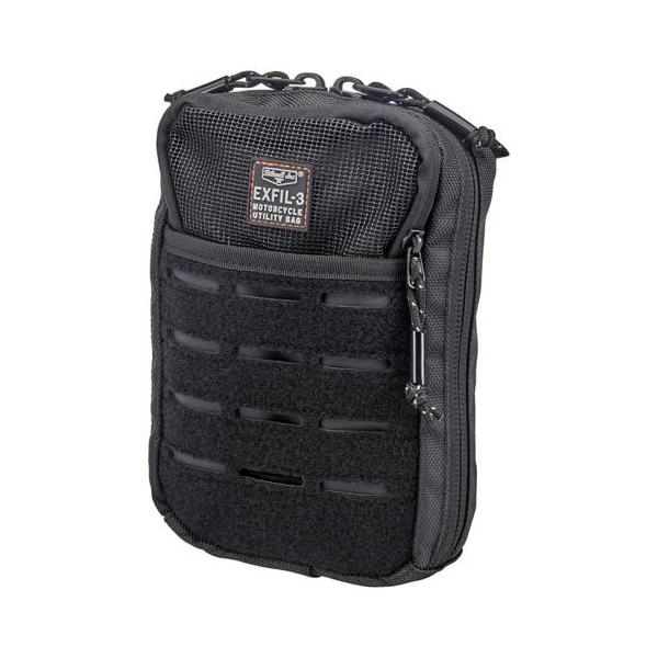 汎用品幅17.8cm 高22.9cm 奥5.1cmUV加工 1680バリスティックポリエステルBiltwell(ビルトウェル)ハーレー カスタムパーツ / ハンドルバーバッグ / 3015-01