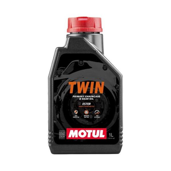 FULL-SYNTHETIC1984年以降ビッグツインプライマリーに適合容量：1L(1.05quart)・6ヶ月6000kmを目安に交換してください・API SL、JASO MA2MOTUL(モチュール)ハーレー カスタムパーツギアオイル