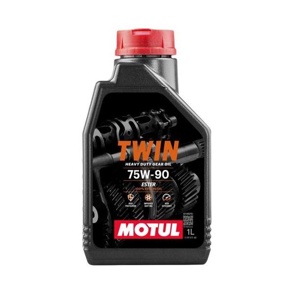 FULL-SYNTHETIC全てのビッグツイン4、5、6速トランスミッションに適合容量：1L(1.05quart)・6ヶ月6000kmを目安に交換してください・API GL-5MOTUL(モチュール)ハーレー カスタムパーツギアオイル