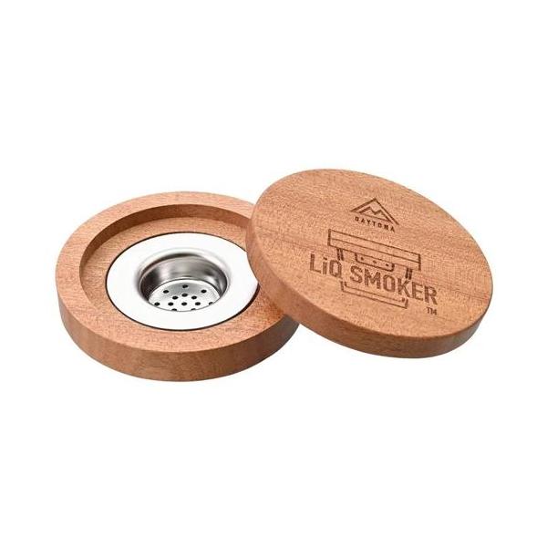 本体サイズ：約Φ90mm×厚み約40mm（金属部分含む）重量：約150gセット内容：木製フタ、木製ボディ、メタルボディ、メタルフィルター木製部（ボディおよびフタ）：サペリ材金属部（ボディおよびフィルター）：ステンレス・天然木材を使用しており...