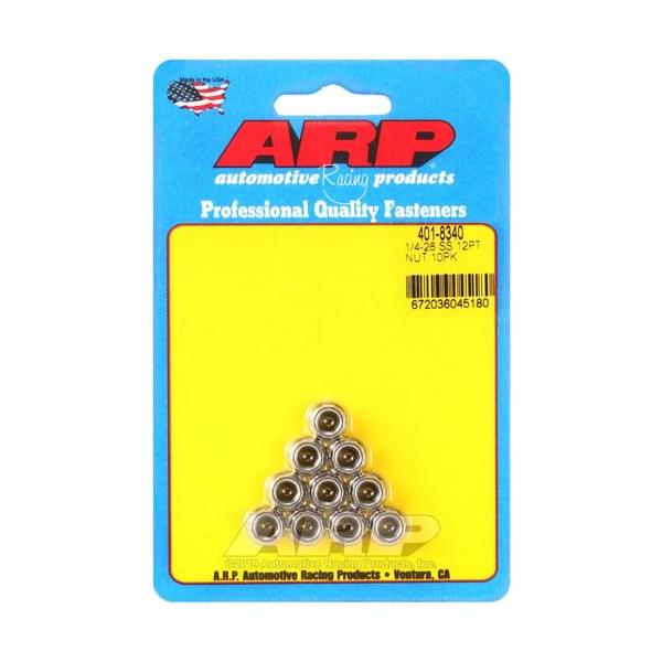 サイズ：1/4”-20カラー：Polish商品画像は10個ですが1個売りです。買い物かごの中で、ご希望の数量に変更してください。1個売りARP300 Stainless SteelARP(エーアールピー)ハーレー カスタムパーツナット＆ワッシャー