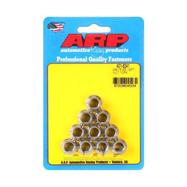 サイズ：3/8”-16カラー：Polish商品画像は10個ですが1個売りです。買い物かごの中で、ご希望の数量に変更してください。1個売りARP300 Stainless SteelARP(エーアールピー)ハーレー カスタムパーツナット＆ワッシャー