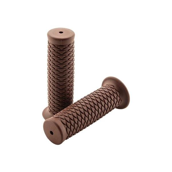 ブラウン1インチハンドル用スロットルパイプが別途必要です。ラバーBIKER'S CHOICE(バイカーズチョイス)ハーレー カスタムパーツ / ラバーグリップ