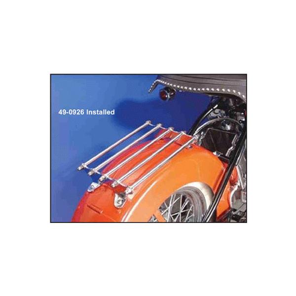 ■適合 汎用品■カラー クローム■V-TWIN(ブイツイン)ハーレー カスタムパーツ / キャリア