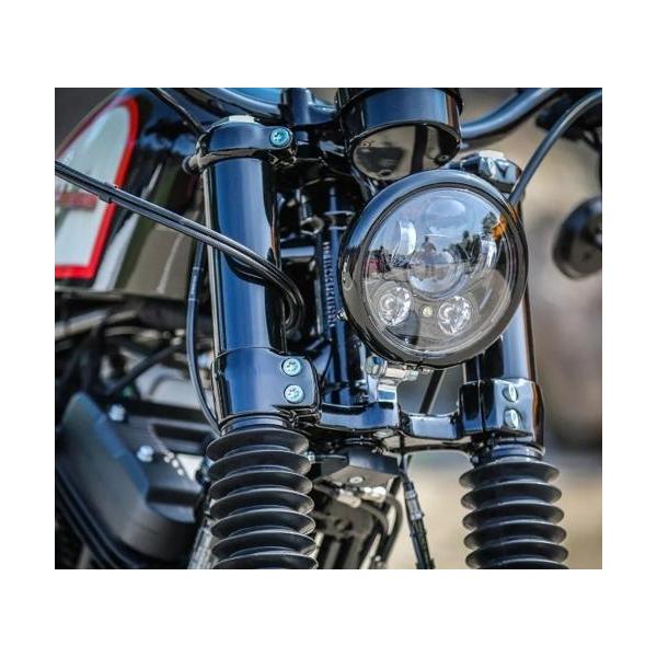 2016〜22年XL1200X/Sに適合カラー：グロスブラック左右セットTHUNDERBIKE(サンダーバイク)ハーレー カスタムパーツフォークスライダーカバー