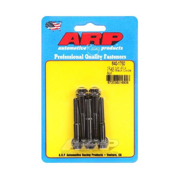 サイズ：1/4”-20 x 1-3/4”カラー：Black Oxide商品画像は5個ですが1個売りです。買い物かごの中で、ご希望の数量に変更してください。1個売り（ボルトx1、ワッシャーx1のセット）8740 Chrome MolyARP(...