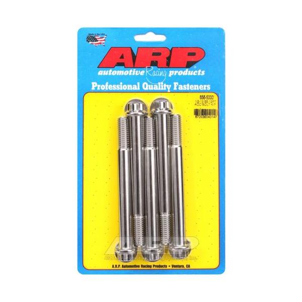 サイズ：1/2”-13 x 5”カラー：ステンレス ポリッシュ商品画像は5個ですが1個売りです。買い物かごの中で、ご希望の数量に変更してください。1個売り（ボルトx1、ワッシャーx1のセット）ARP300 Stainless SteelAR...