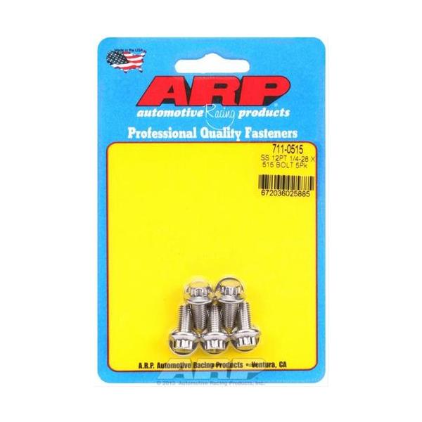 サイズ：1/4”-28x0.515”カラー：ステンレス ポリッシュ素材：ARP300 Stainless Steel1個売り（ボルトx1、ワッシャーx1のセット）※商品画像は5個ですが1個売りです。買い物かごの中で、ご希望の数量に変更してく...