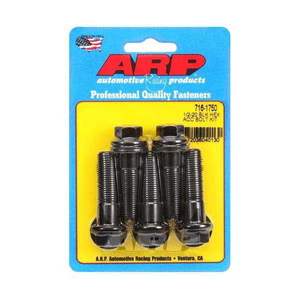 サイズ：1/2”-20 x 1-3/4”カラー：Black Oxide商品画像は5個ですが1個売りです。買い物かごの中で、ご希望の数量に変更してください。1個売り（ボルトx1、ワッシャーx1のセット）8740 Chrome MolyARP(...