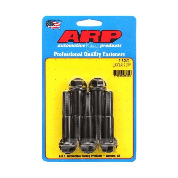 サイズ：1/2”-20 x 2-1/2”カラー：Black Oxide商品画像は5個ですが1個売りです。買い物かごの中で、ご希望の数量に変更してください。1個売り（ボルトx1、ワッシャーx1のセット）8740 Chrome MolyARP(...