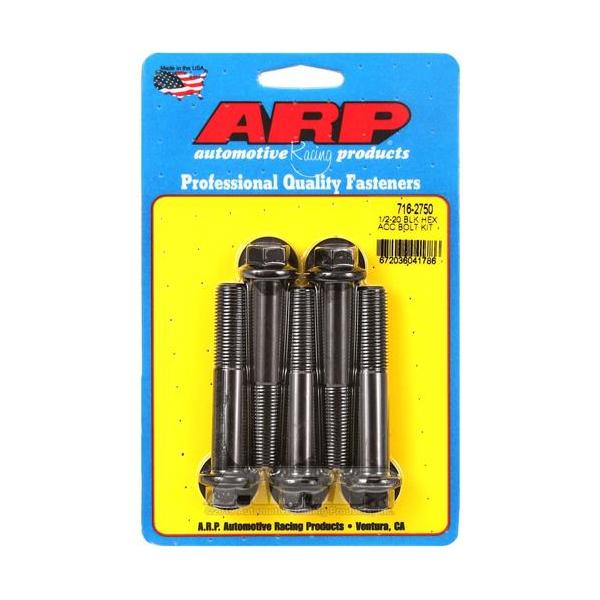 サイズ：1/2”-20 x 2-3/4”カラー：Black Oxide商品画像は5個ですが1個売りです。買い物かごの中で、ご希望の数量に変更してください。1個売り（ボルトx1、ワッシャーx1のセット）8740 Chrome MolyARP(...